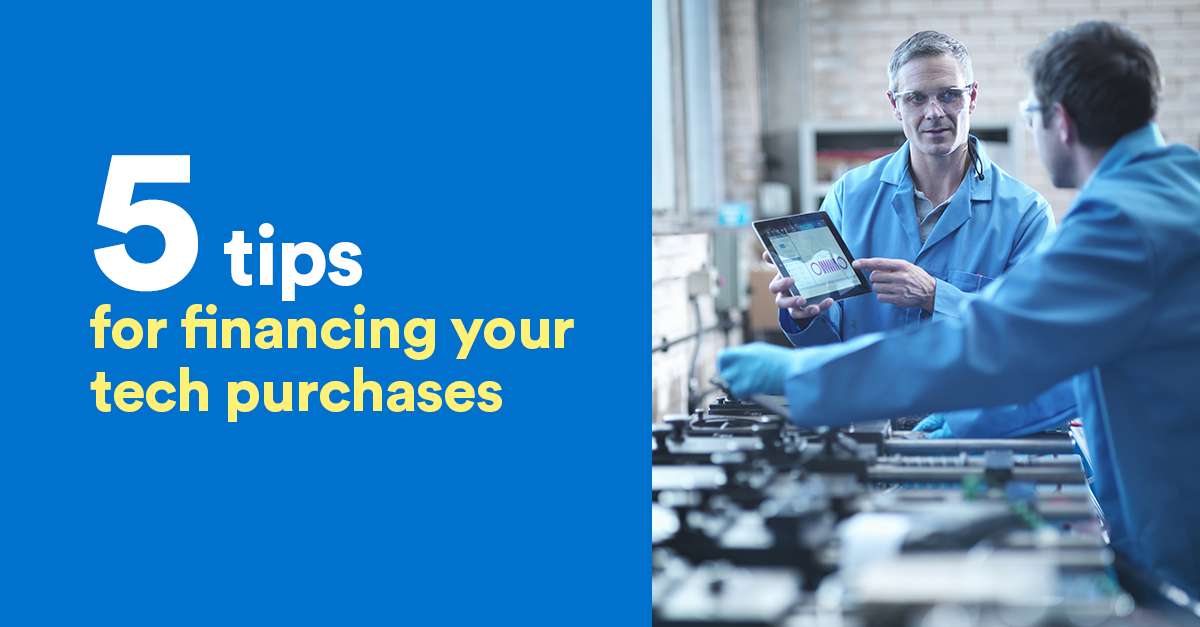 5 tips for financing your tech purchase